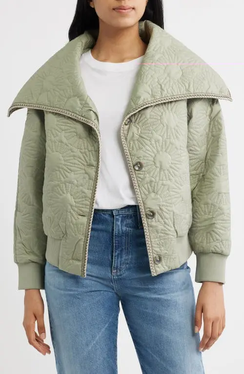 UGG Solein Quilted Jacket With Oversized Collar - Vinito