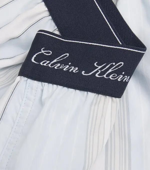 Calvin Klein Cotton Poplin Stripe Pyjama Shorts