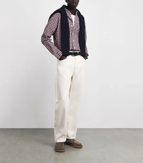 Polo Ralph Lauren Cotton Check Polo Pony Custom Fit Shirt
