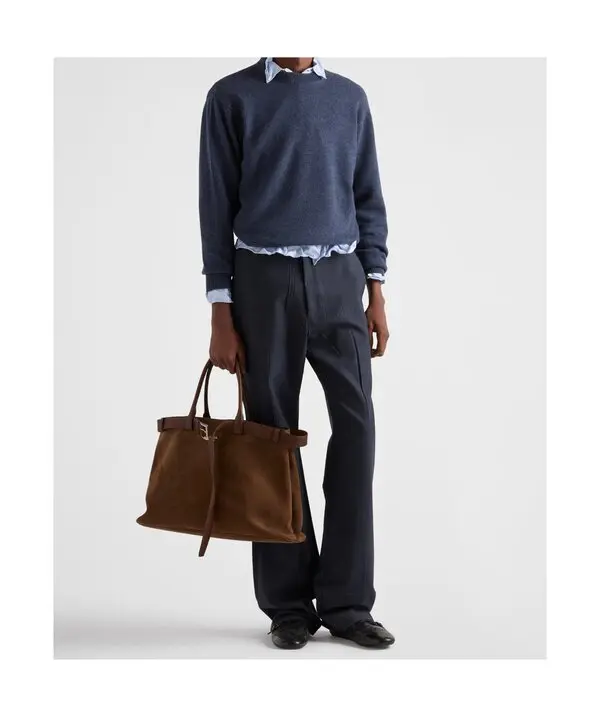 Prada Re-cashmere Crew-neck Sweater