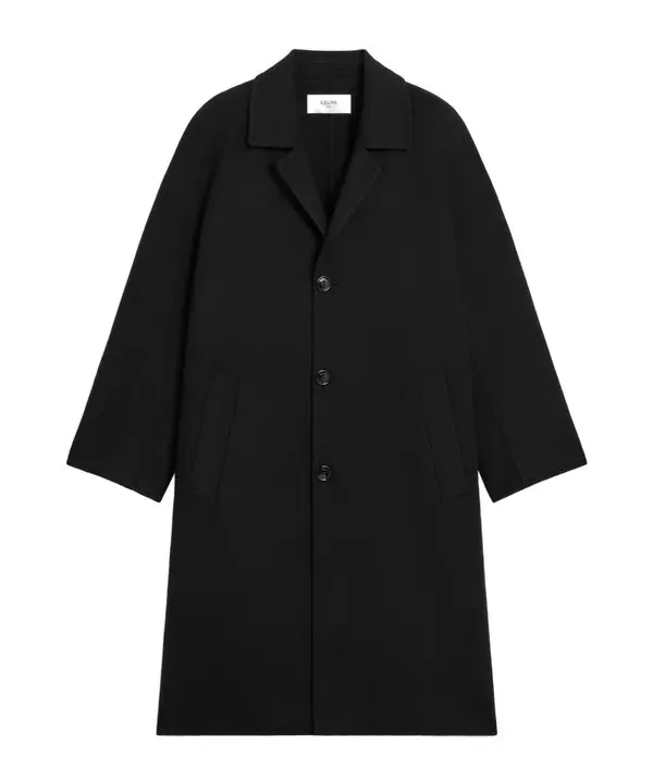 Celine Coat In Double Face Cashmere