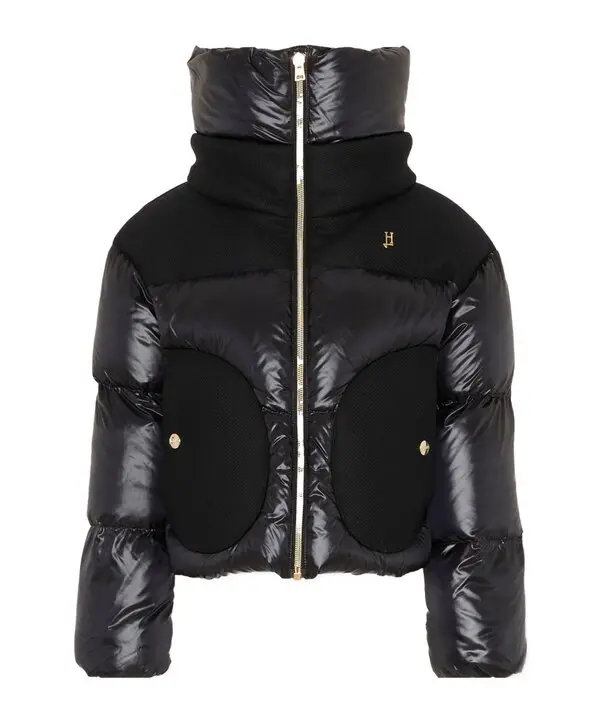Herno Short Down Jacket With Metal Logo