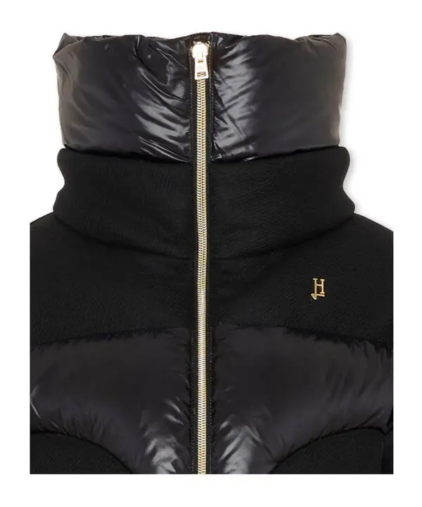 Herno Short Down Jacket With Metal Logo