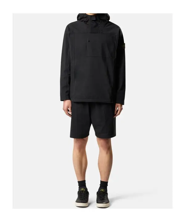 Stone Island Oversized Fit Sweatshirt With Contrasting Hood