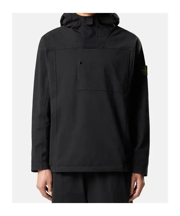 Stone Island Oversized Fit Sweatshirt With Contrasting Hood