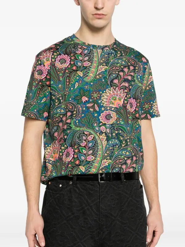 Etro Paisley-pattern T-shirt - Multicolor