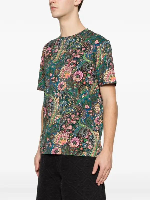Etro Paisley-pattern T-shirt - Multicolor