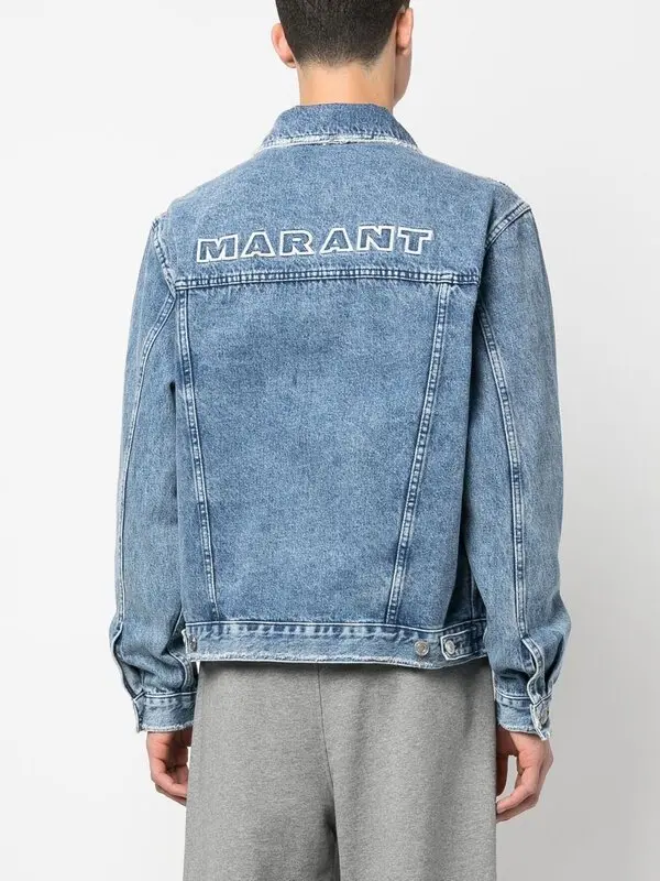 Isabel Marant Étoile Buttoned Long-sleeved Denim Jacket