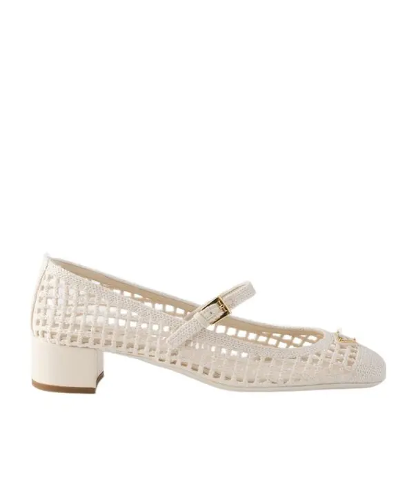 Prada Crochet Pumps