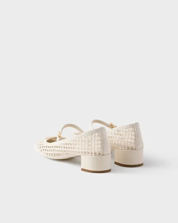 Prada Crochet Pumps