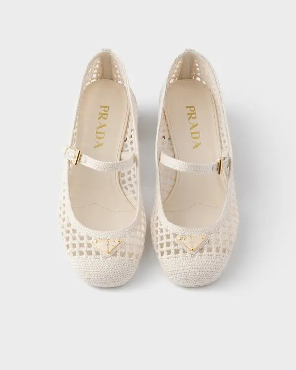 Prada Crochet Pumps