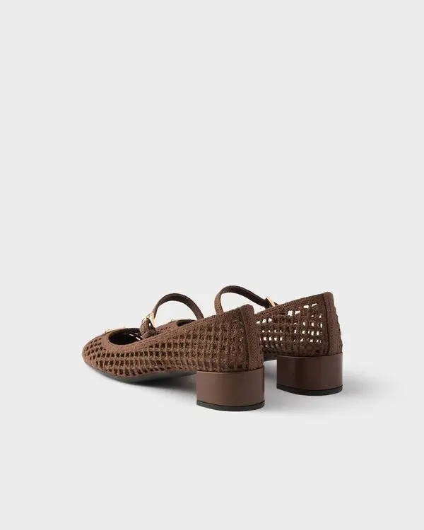 Prada Crochet Pumps