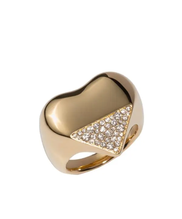 Prada Eternal Gold Ring Gold And Diamonds