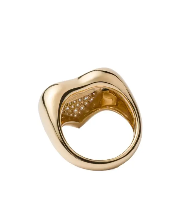 Prada Eternal Gold Ring Gold And Diamonds