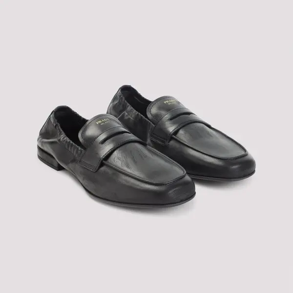 Prada Logo-printed Loafers