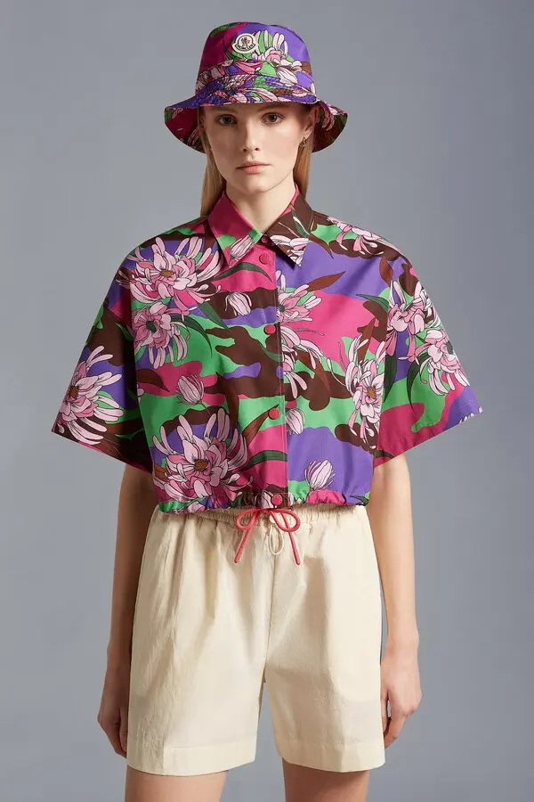Moncler Printed Cotton Shirt