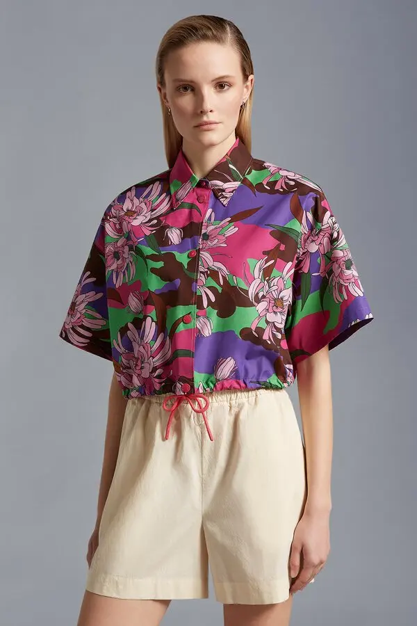 Moncler Printed Cotton Shirt