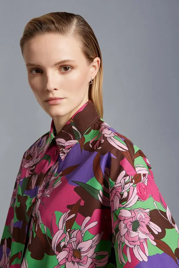 Moncler Printed Cotton Shirt
