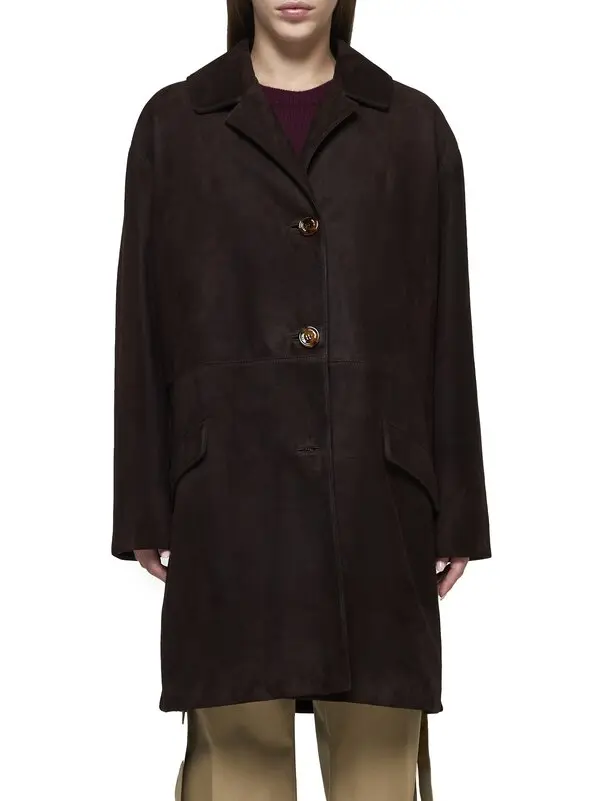 Prada Suede Coat