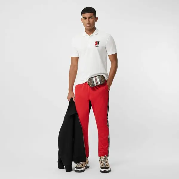 Burberry Logo Embroidered Polo Shirt
