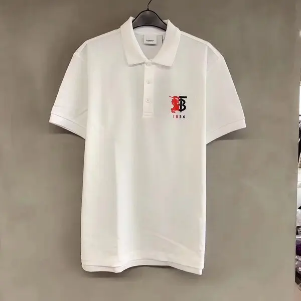 Burberry Logo Embroidered Polo Shirt