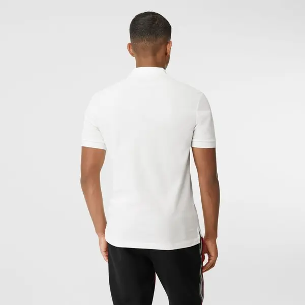 Burberry Logo Embroidered Polo Shirt