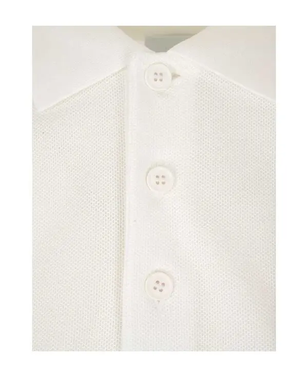 Burberry Logo Embroidered Polo Shirt