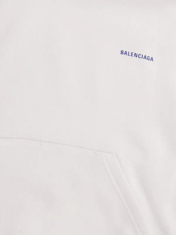 Balenciaga Logo Print Hoodie