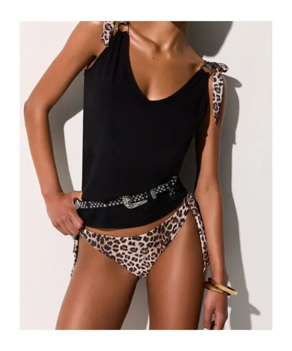 Liu Jo Top With Animal-print Bows