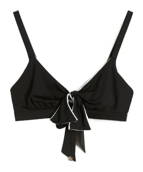 Max Mara Double-knit Bikini Top