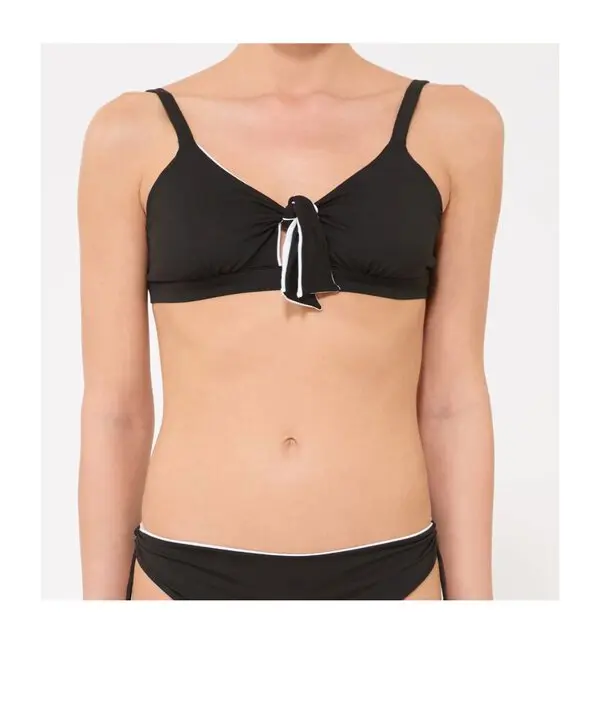 Max Mara Double-knit Bikini Top