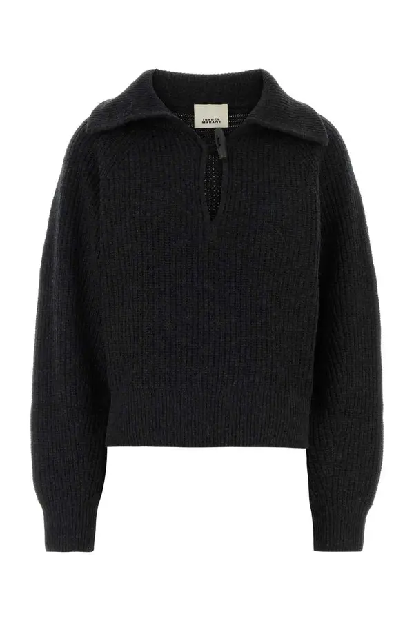 Isabel Marant Étoile Charcoal Wool Blend Miranda Sweater