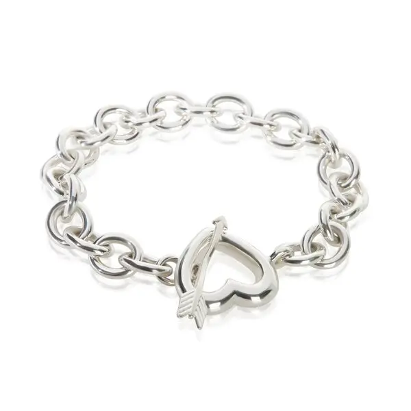 Tiffany & Co. Sterling Silver Heart & Arrow Bracelet - Sterling_silver