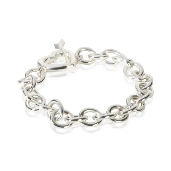 Tiffany & Co. Sterling Silver Heart & Arrow Bracelet