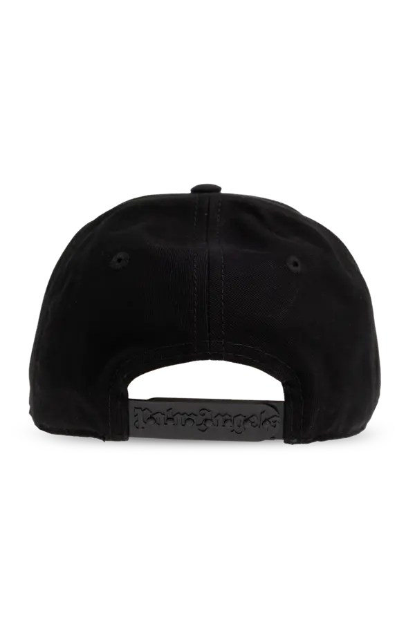 Palm Angels Baseball Cap With Gothic Print