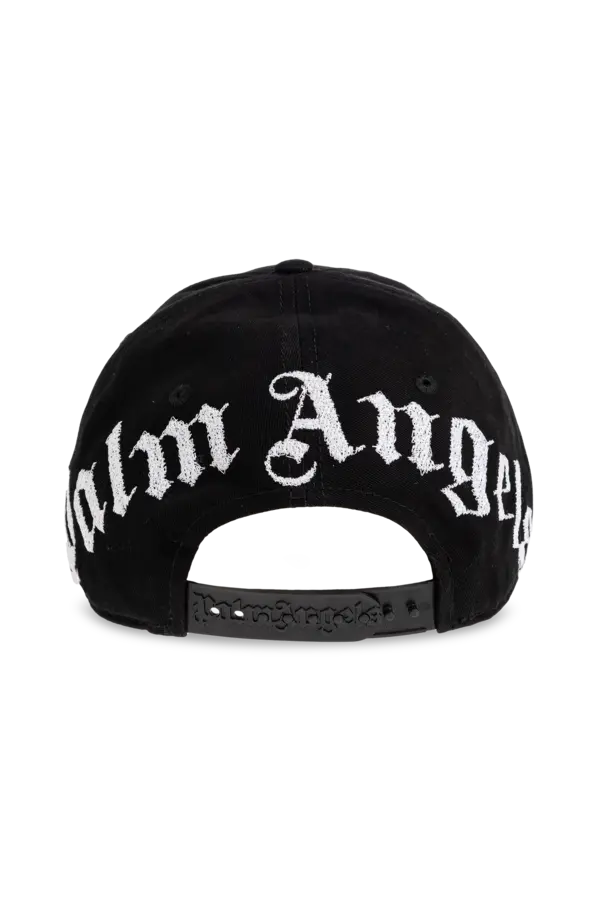 Palm Angels Baseball Cap With Gothic Embroidery