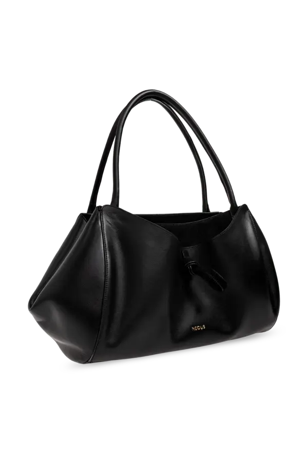NEOUS Sagitta" Leather Handheld Bag - Black
