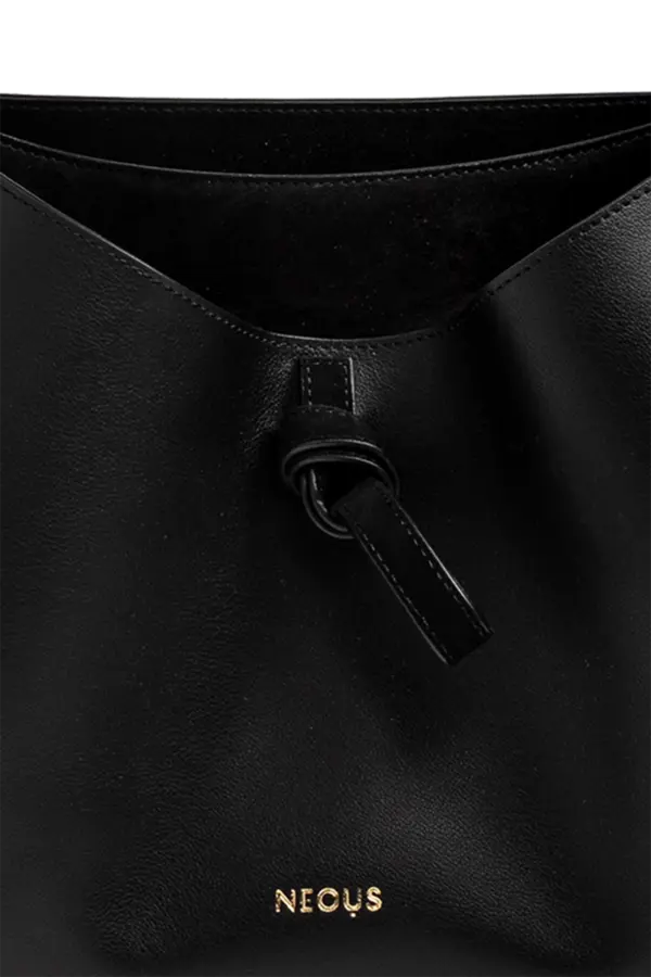 NEOUS Sagitta" Leather Handheld Bag - Black