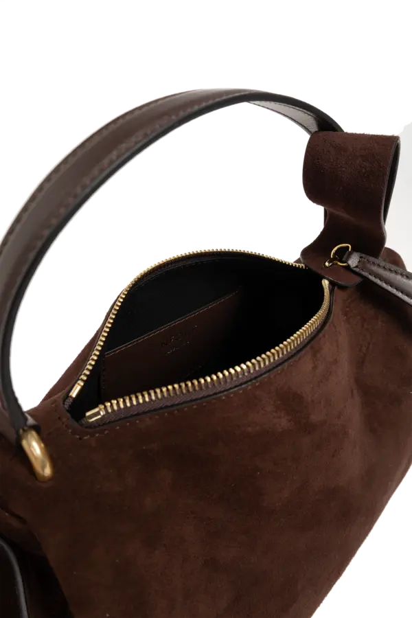 NEOUS Scorpius" Handbag In Suede And Leather With Golden Hardware
