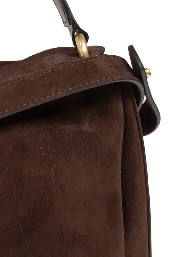 NEOUS Scorpius" Handbag In Suede And Leather With Golden Hardware