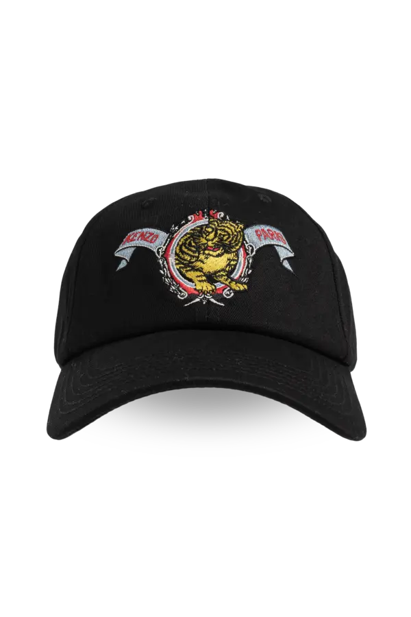 Kenzo Baseball Cap With Tiger Embroidery