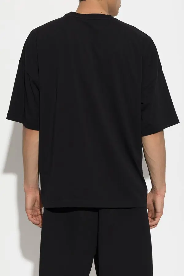 Palm Angels Cotton T-shirt With Logo Print