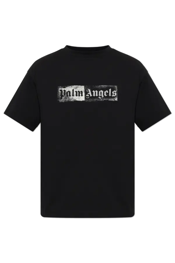 Palm Angels Cotton T-shirt With Printed Logo