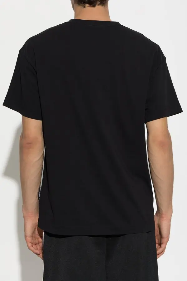 Palm Angels Cotton T-shirt With Printed Logo