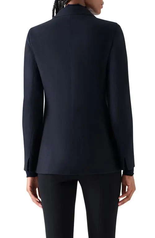 Akris Double Knit Jersey Tailored Blazer