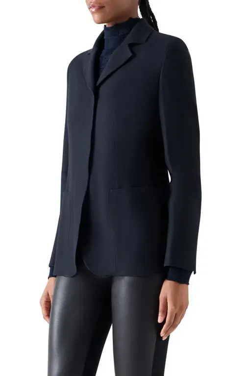 Akris Double Knit Jersey Tailored Blazer