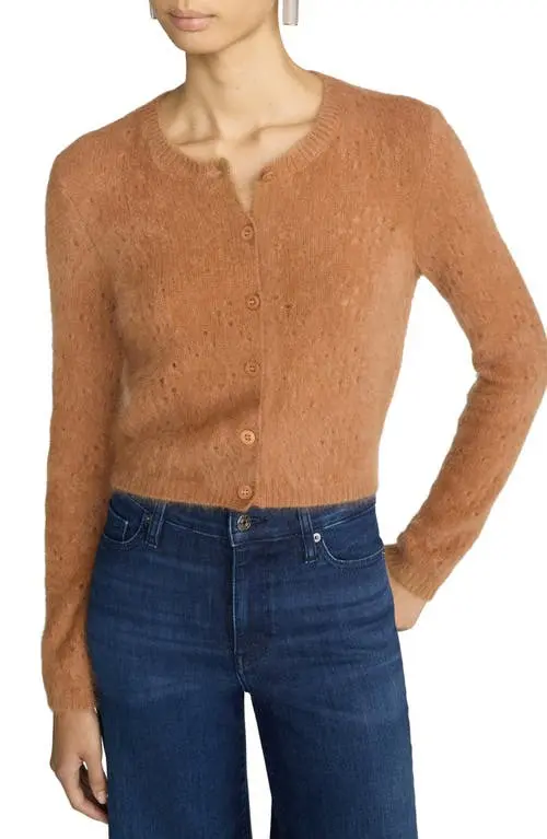 FRAME The Cashmere Airy Teddy Cardigan