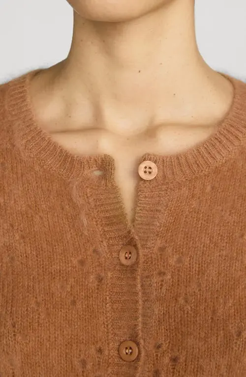FRAME The Cashmere Airy Teddy Cardigan