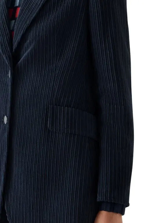 Akris Soft Techno Corduroy Tailored Jacket