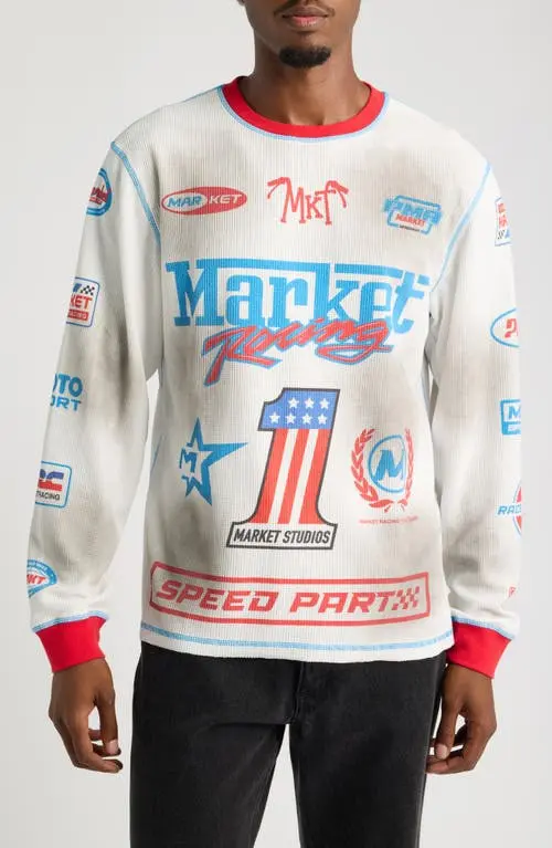 MARKET Racing Graphic Thermal Long Sleeve Shirt